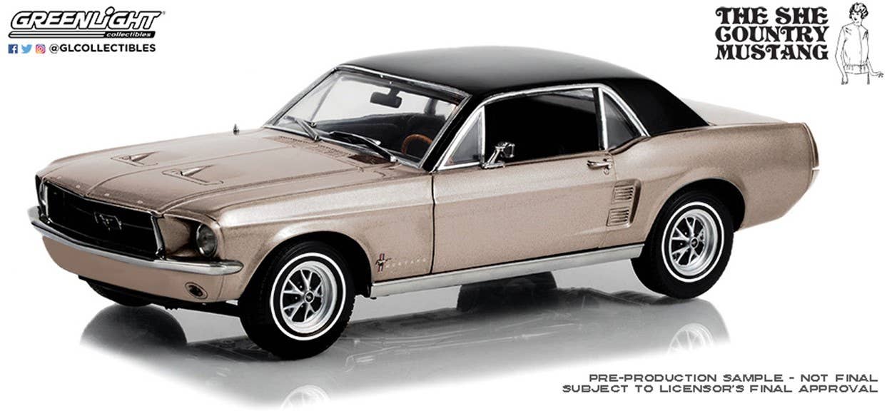 GreenLight 1967 Ford Mustang Coupe She Country Special - Bill Goodro ...