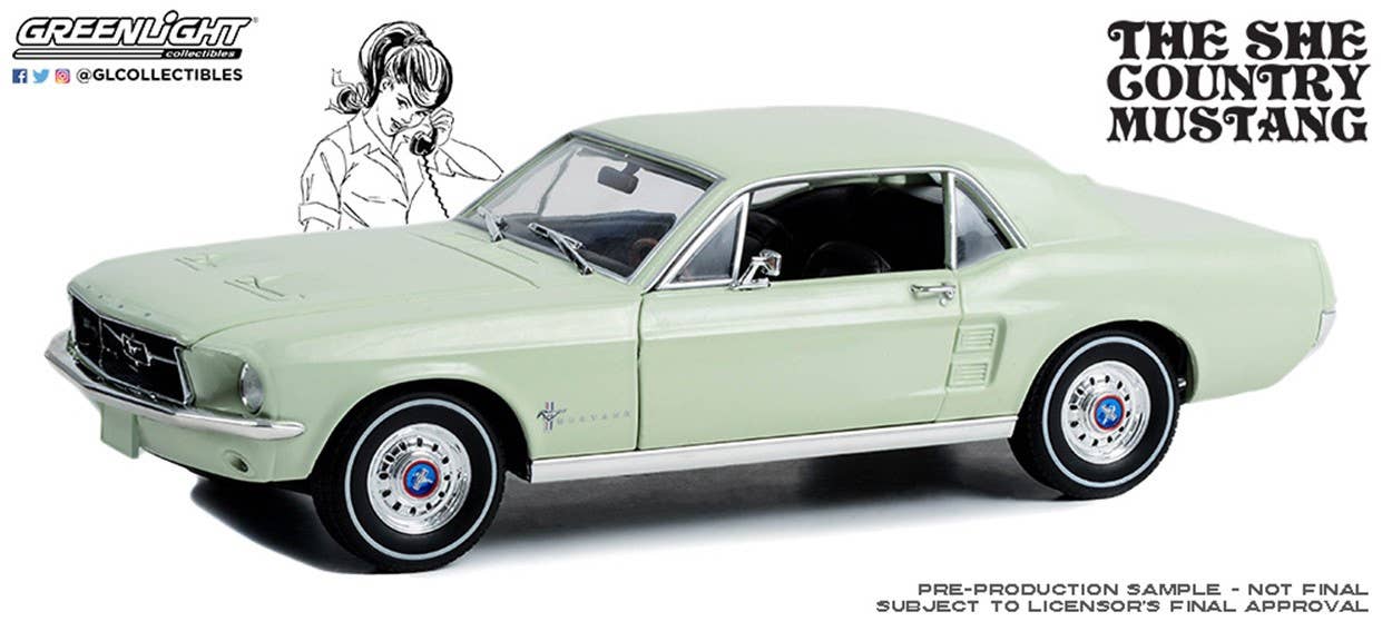 GreenLight 1967 Ford Mustang Coupe She Country Special - Bill Goodro ...