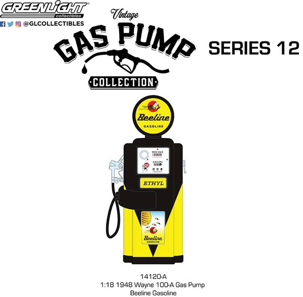 GreenLight Vintage Gas Pumps Series 12 - 1948 Wayne 100-A Gas Pump ...