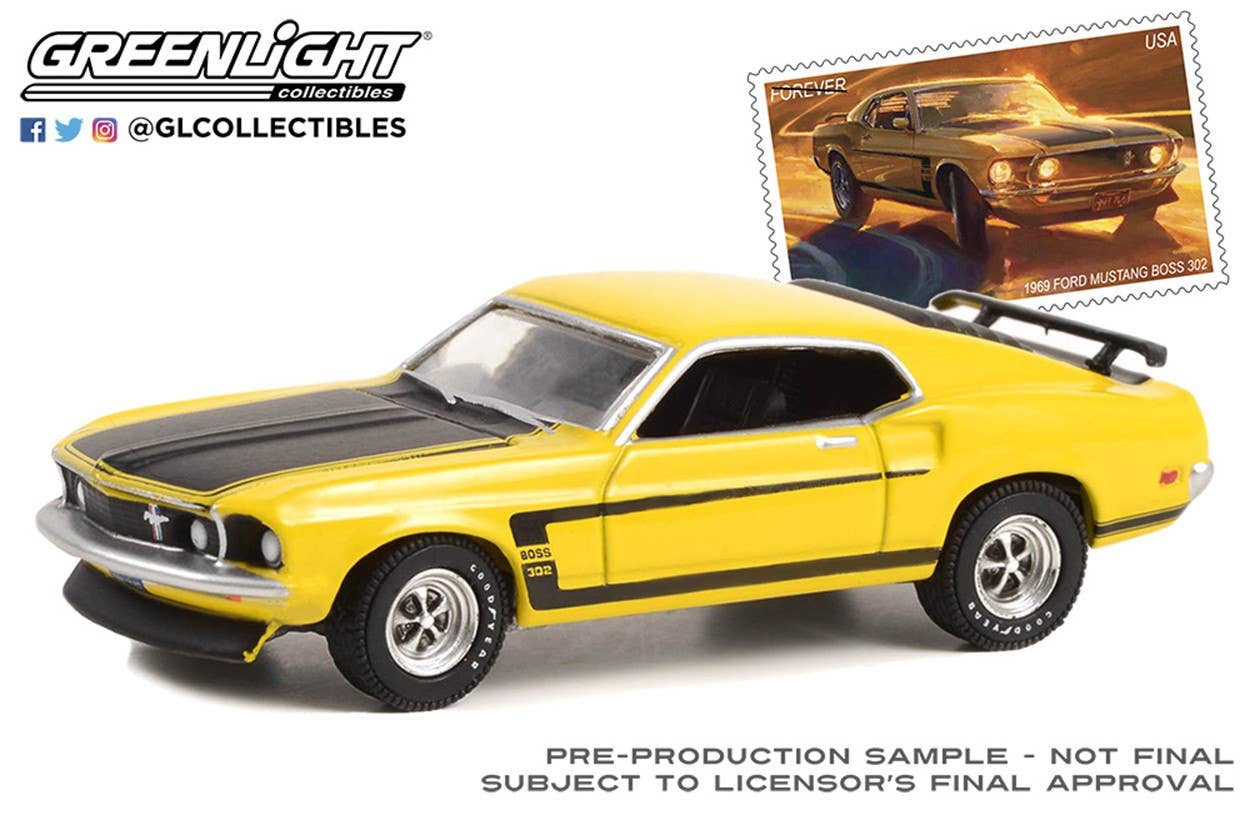GreenLight 1969 Ford Mustang Boss 302 - United States Postal Service ...