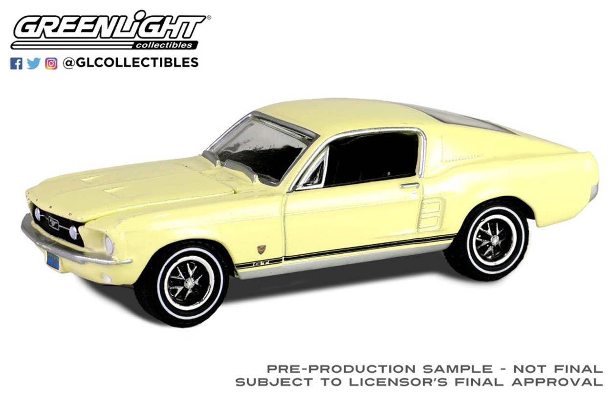 GreenLight 1967 Ford Mustang GT Fastback High Country Special - Aspen ...