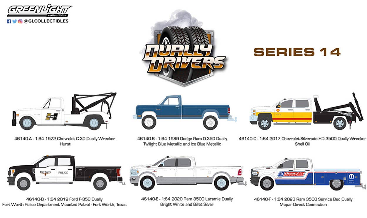 GreenLight Dually Drivers Series 14 1Box 6pcs | HLJ.com