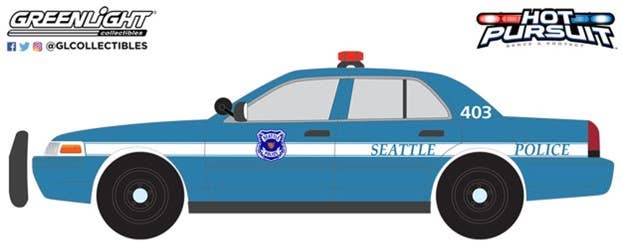 GreenLight Hot Pursuit - 2001 Ford Crown Victoria Police Interceptor ...