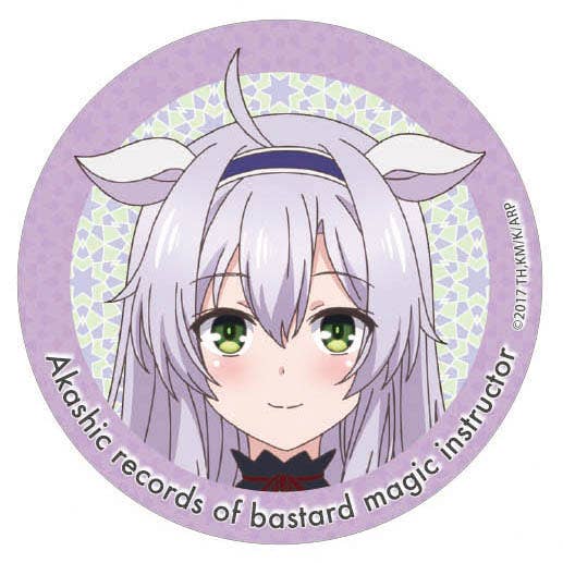 Akashic Records of Bastard Magic Instructor Polycarbonate Badge Sistine ...