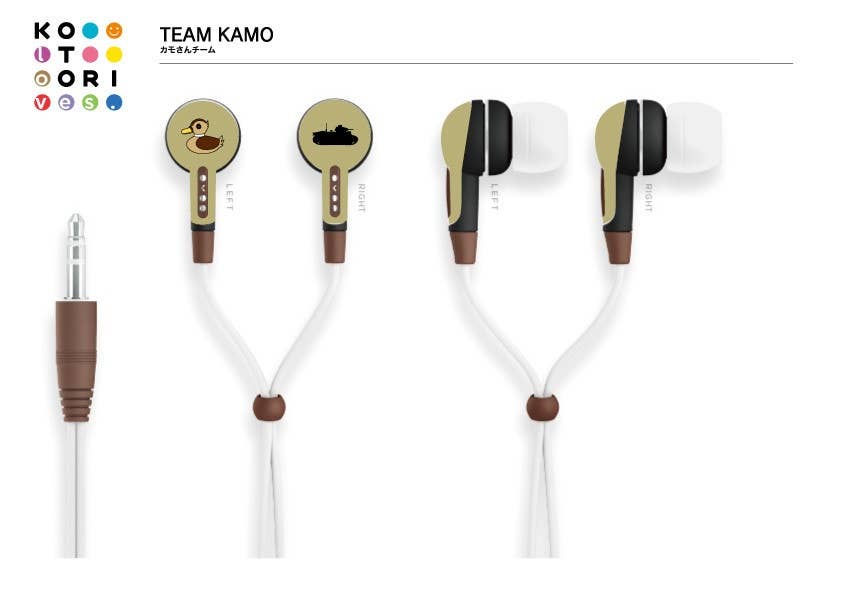 Kotori Loves. 101 Girls und Panzer Earphone Mallard Team Ver. | HLJ.com