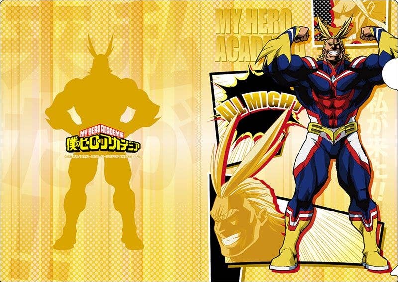 My Hero Academia: A5 Clear Folder & Sticker Set All Might | HLJ.com