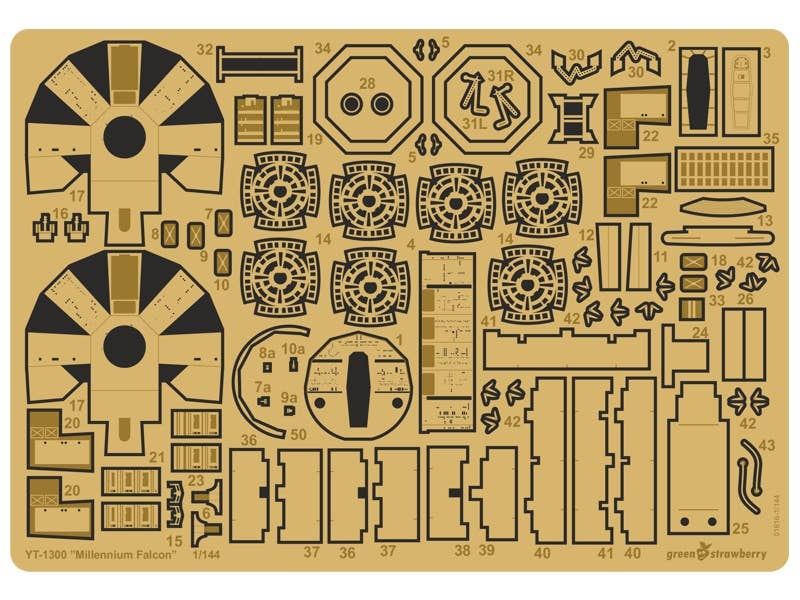 YT-1300 "Millennium Falcon" PE Set | HLJ.com