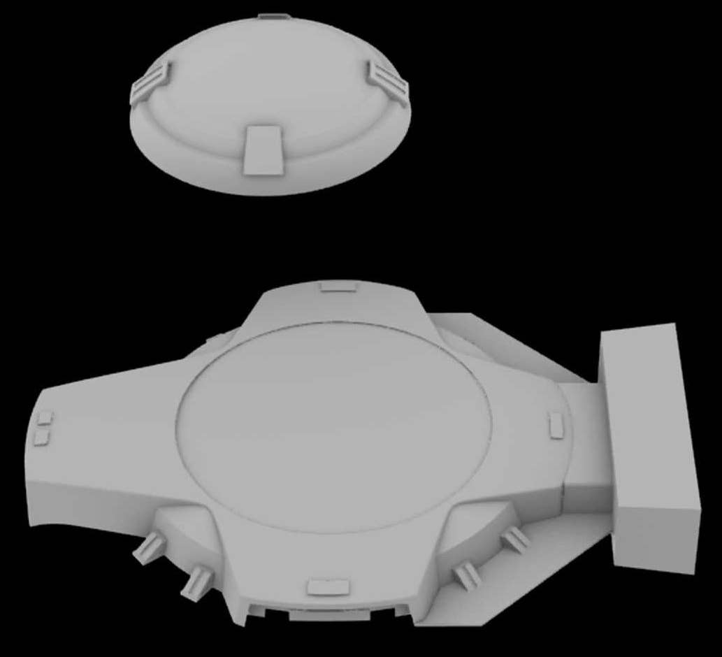 Miranda Class Starship Navigation Deflector & Sensor (for AM) | HLJ.com