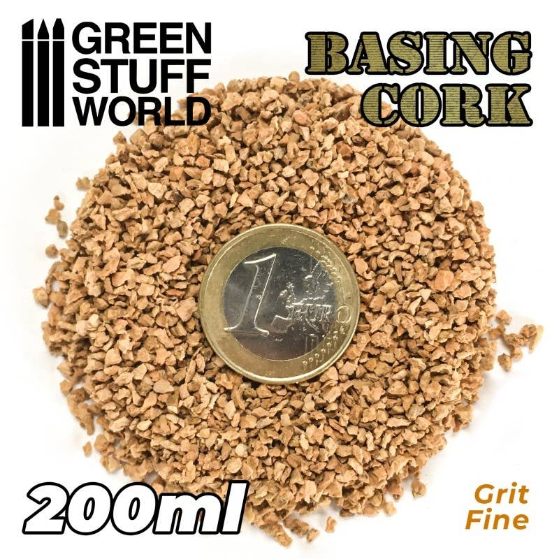 Diorama Material Basing Cork Grit Fine (200ml) | HLJ.com