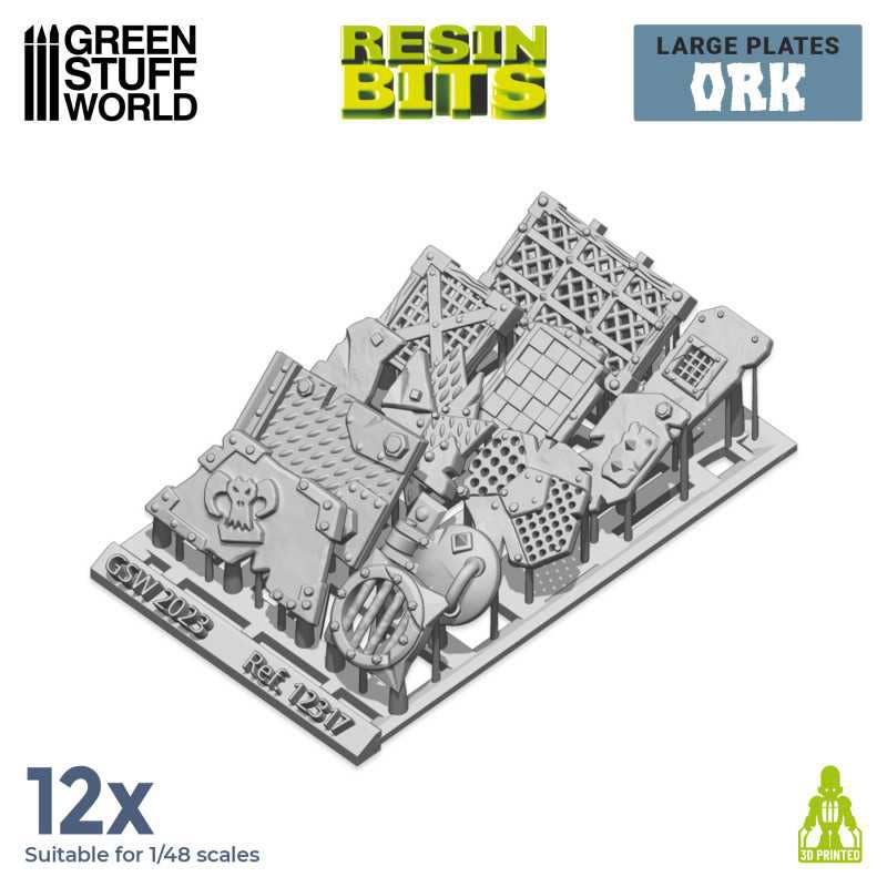 3D Print Set - Ork Plate (Large) | HLJ.com