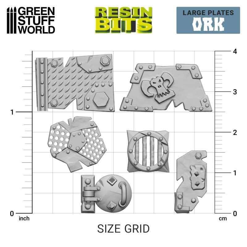 3D Print Set - Ork Plate (Large) | HLJ.com