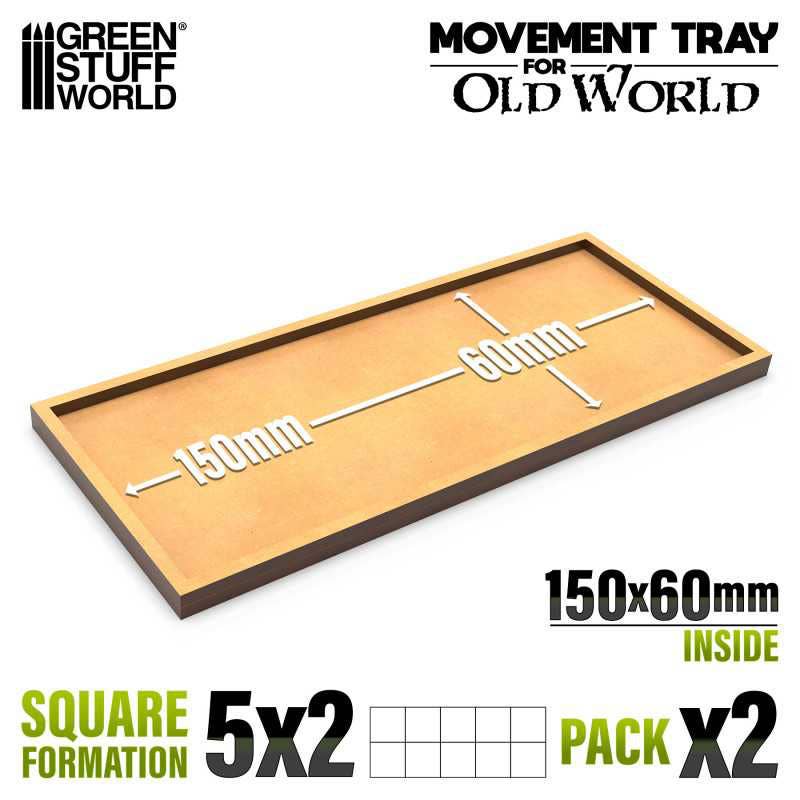 MDF Movement Tray 150 x 60mm (2pcs) | HLJ.com