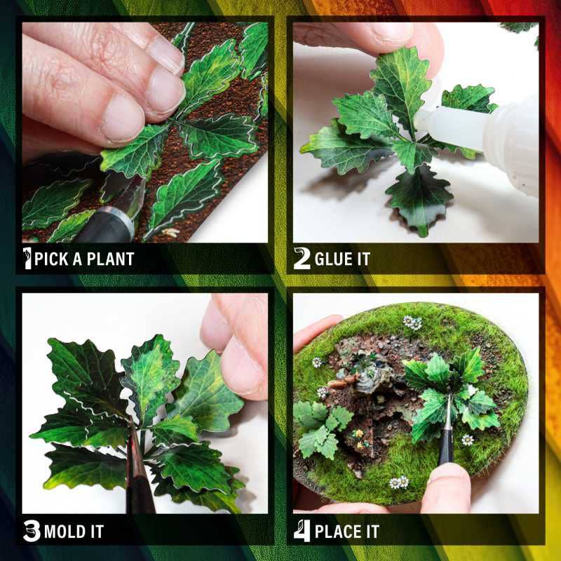Diorama Material Paper Plants - Palm Leaves | HLJ.com
