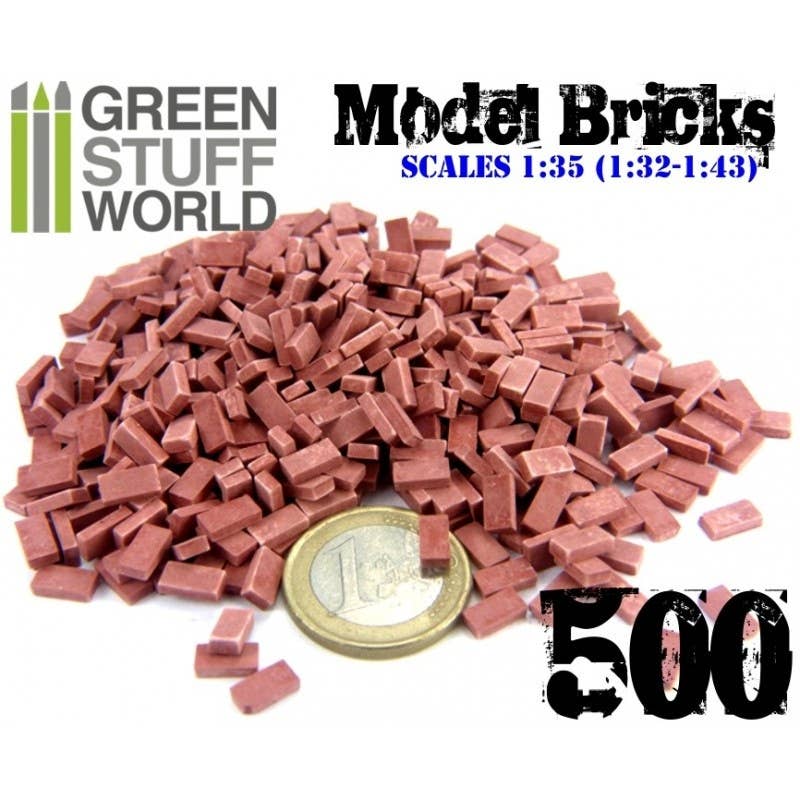 Diorama Material Model Brick Set Red 500pcs | HLJ.com
