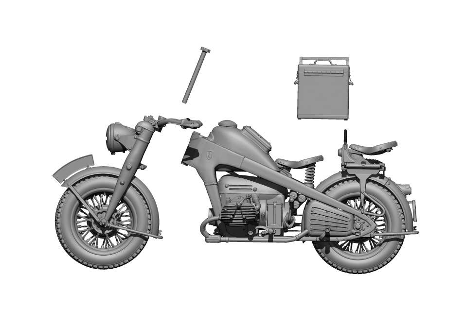 WWII German Zundapp KS750 Military Motorcycle | HLJ.com