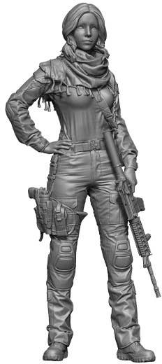 Female Soldier with G.I. Jane Rifle | HLJ.com
