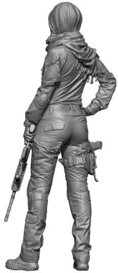 Female Soldier with G.I. Jane Rifle | HLJ.com