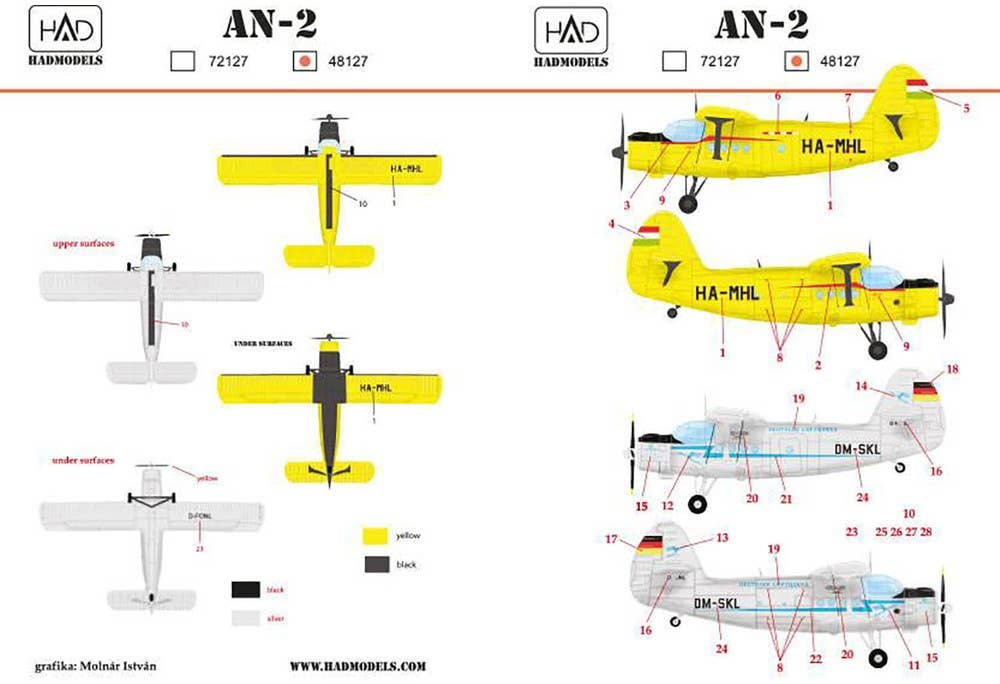 Antonov An-2 Decal | HLJ.com