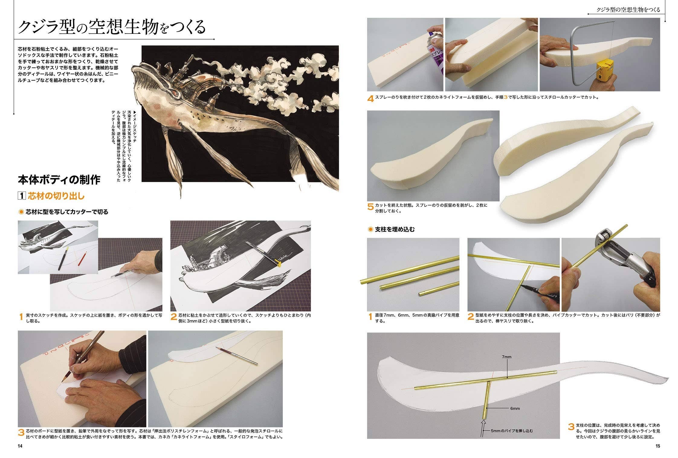 Made of clay : Imaginary creatures Modeling techniques | HLJ.com