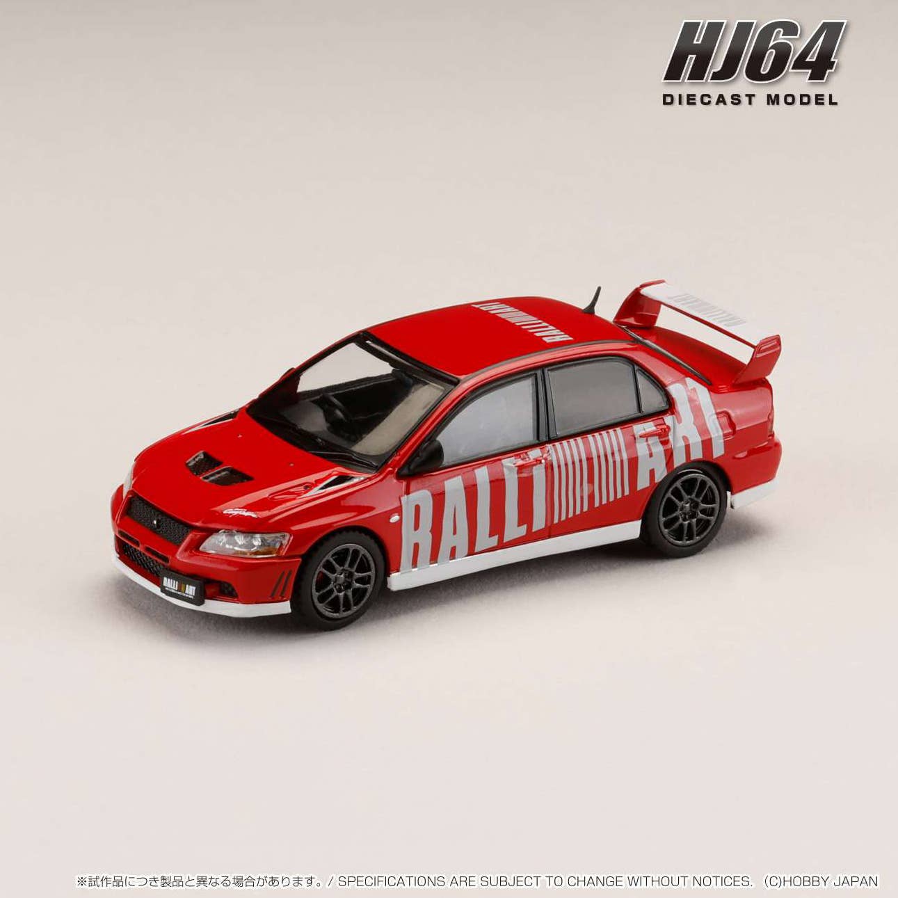 Mitsubishi Lancer Evolution 7 GSR RALLIART Palma Red | HLJ.com
