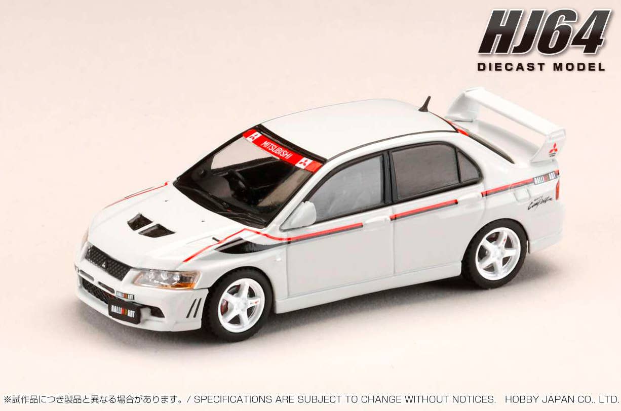 Mitsubishi Lancer GSR EVOLUTION 7 RALLY STYLE VERSION Scotia White ...