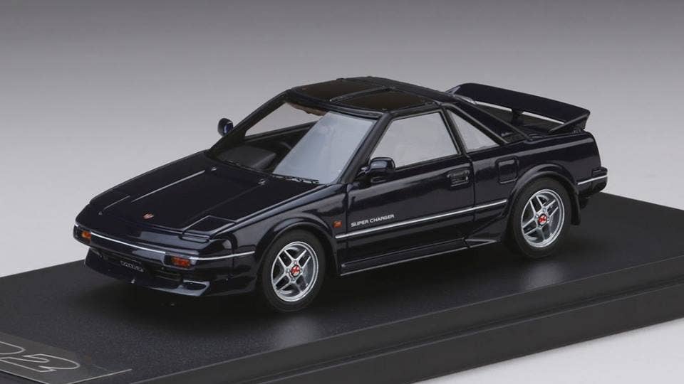 Toyota MR2 G-Limited Supercharger T-bar Roof (AW11) Tom's Wheel Blue ...