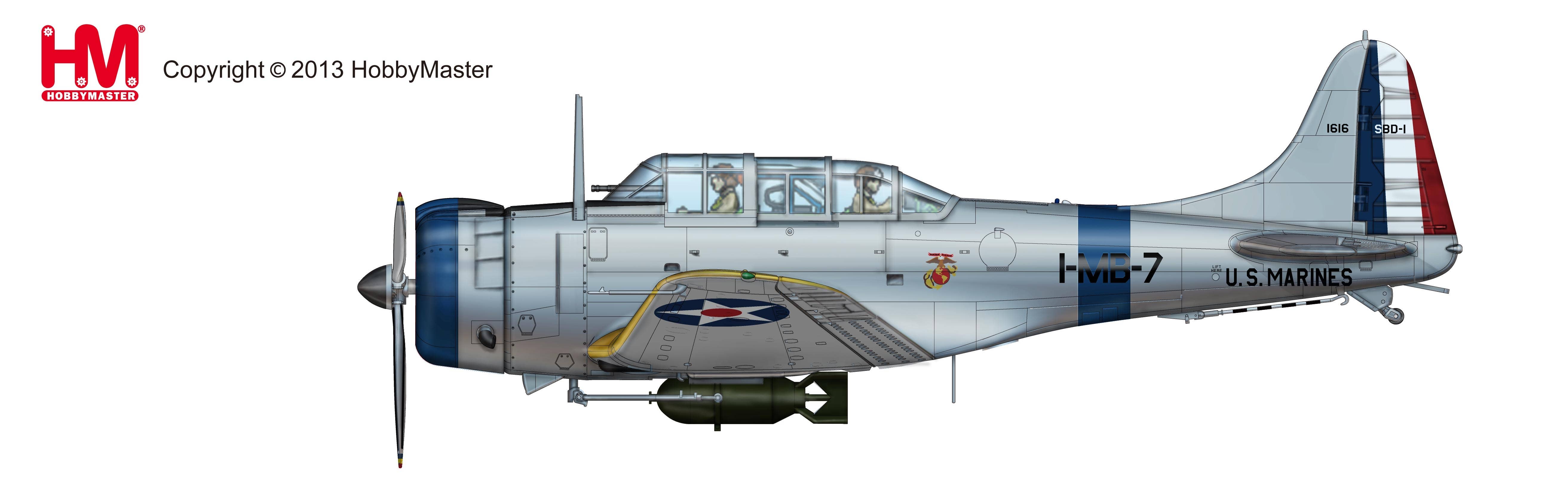 SBD-1 Dauntless US Marine VMB-1 | HLJ.com