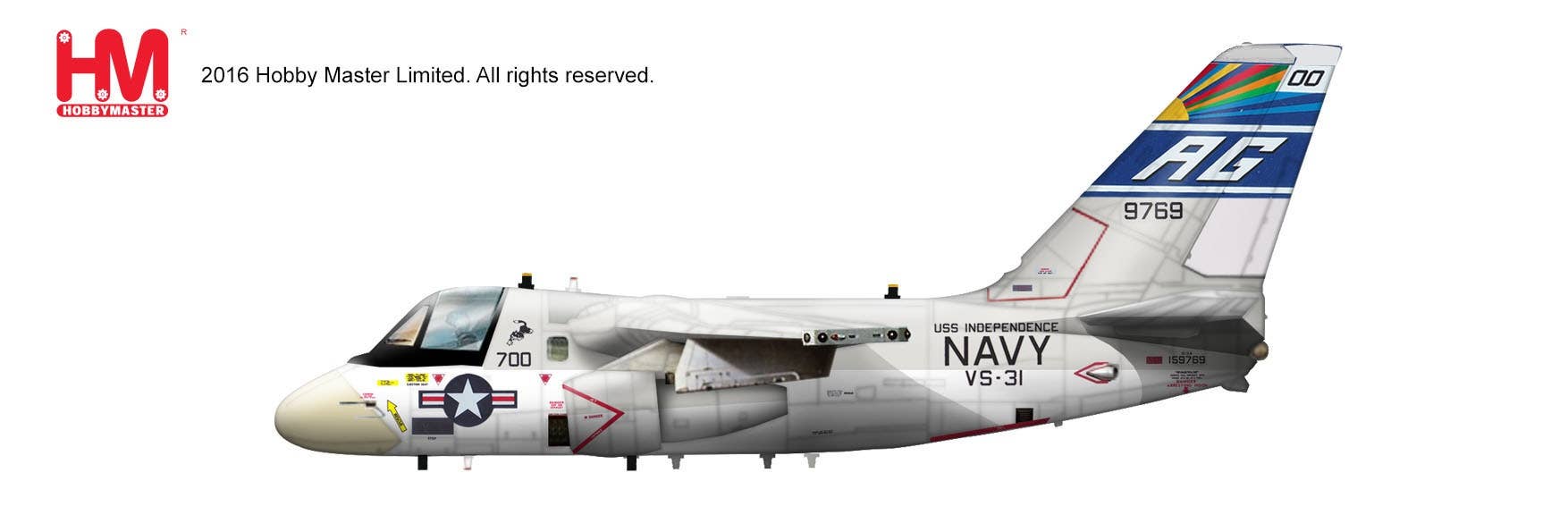 US Navy Lockheed S-3A Viking, VS-31 "Topcats", USS Independence | HLJ.com