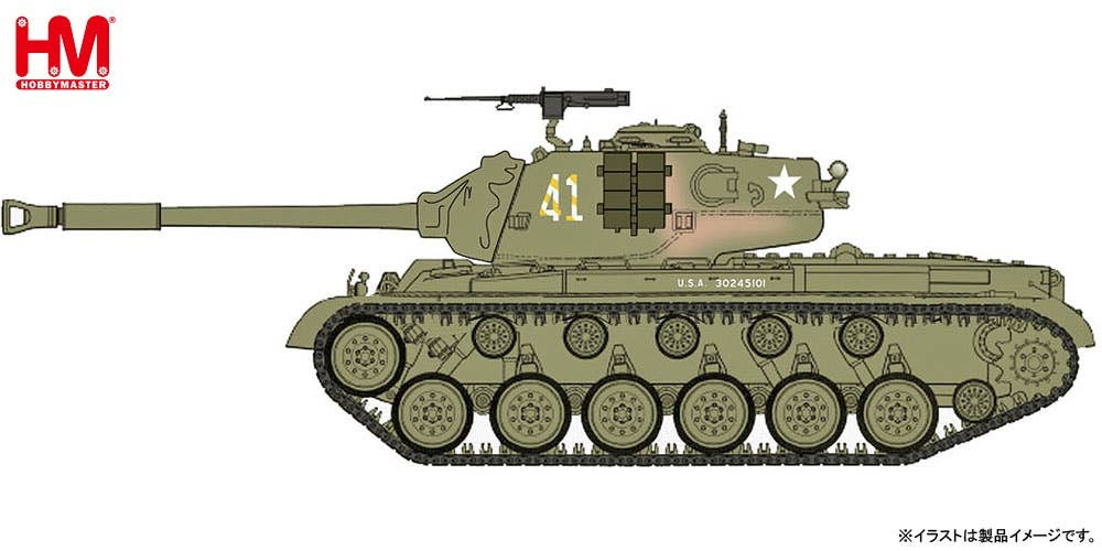 US M46 Patton Medium Tank 64th Tank Battalion, Imjin River, Spring 1951 ...