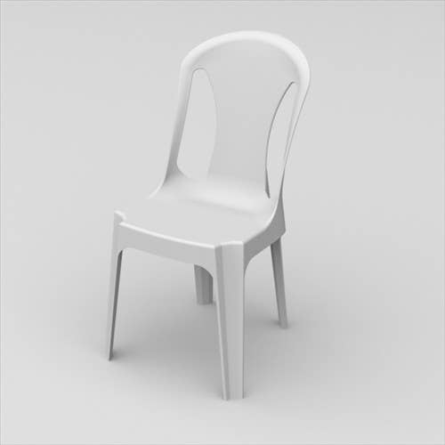 Diorama Accessories Current Use Plastic Chair Set (3 pieces) | HLJ.com