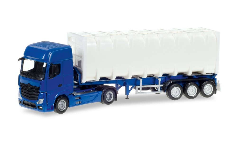 Minikit MB Actros Giga Bulk Containers Semitrailer Unprinted | HLJ.com
