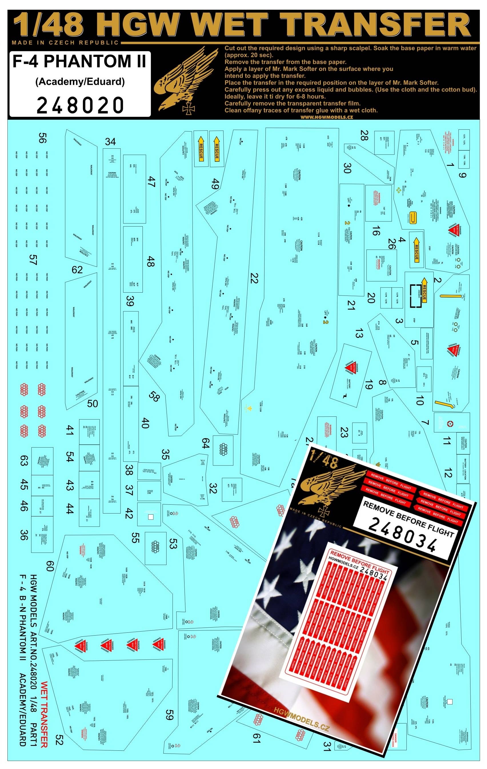 F-4 Phantom II Stencils | HLJ.com