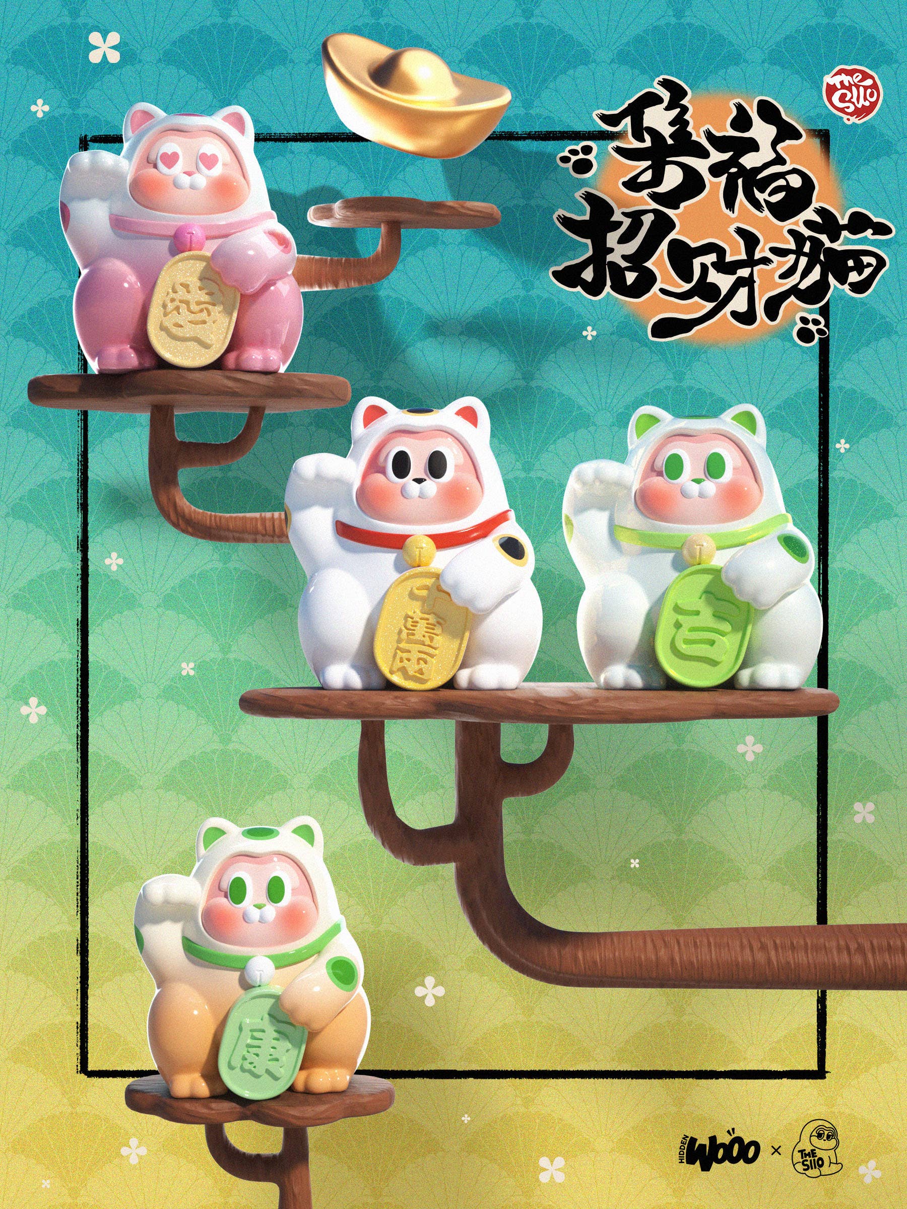 THE SLLO Lucky Manekineko Series Trading Figure 1Box 12pcs | HLJ.com