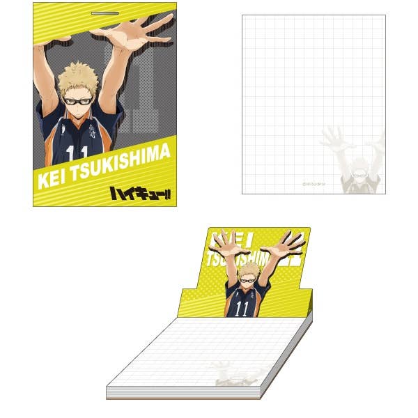 Haikyu!! Pop-up Memo Pad / Kei Tsukishima | HLJ.com