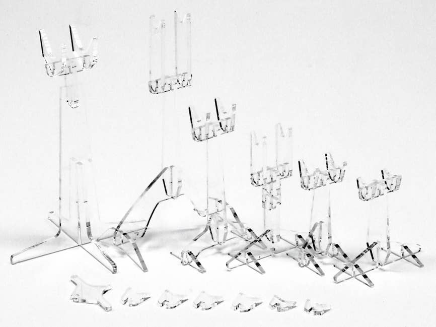 Acrylic Multi-stand S for Scale Model (Clear) | HLJ.com