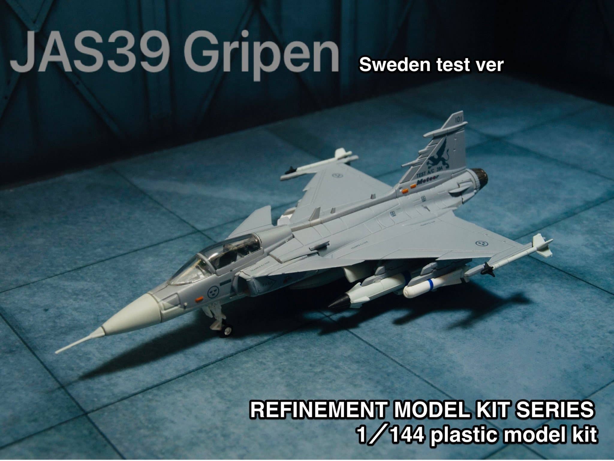Refinement Model Kit Series JAS39 Gripen Swedish Air Force Test Ver ...
