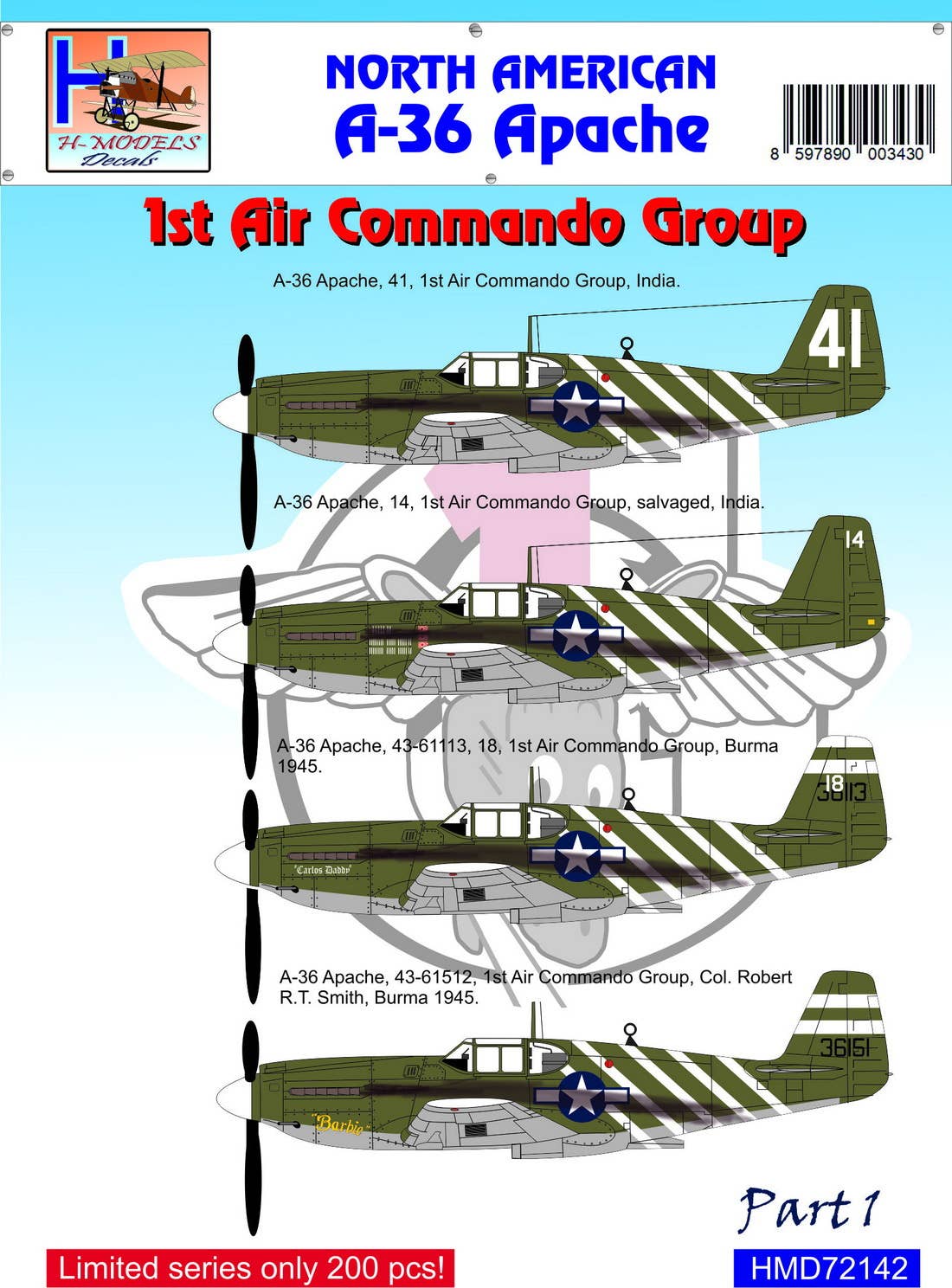 A-36 1st Air Commando Group, Pt.1 | HLJ.com