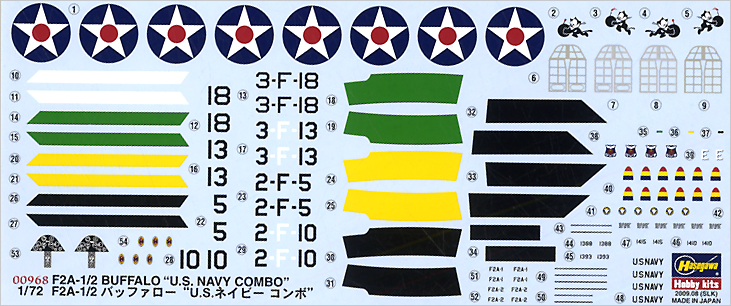 F2A-1/2 Buffalo "US Navy Combo" (2pcs) | HLJ.com
