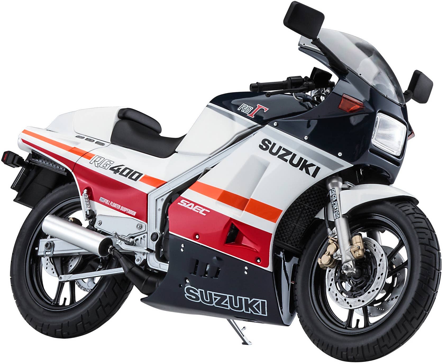 Suzuki RG400 Early Model Red / White Color w/Under Cowl | HLJ.com