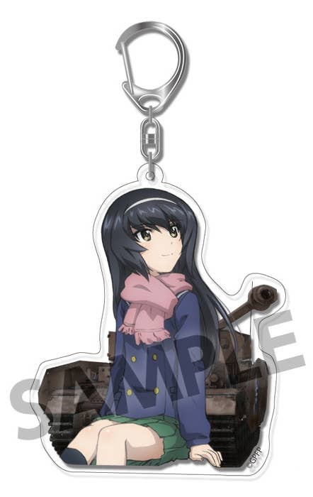 Girls und Panzer das Finale Acrylic Keychain Mako Reizei | HLJ.com