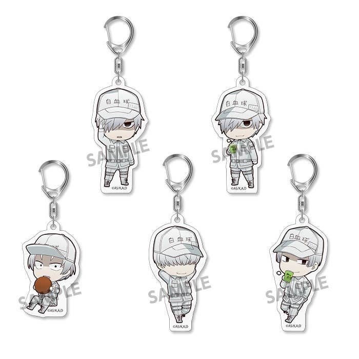 Cells at Work!: Trading Acrylic Keychain White Blood Cell (Neutrophil ...
