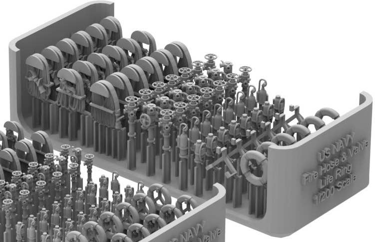 United States Navy Fire Hose & Valve & Float Set | HLJ.com