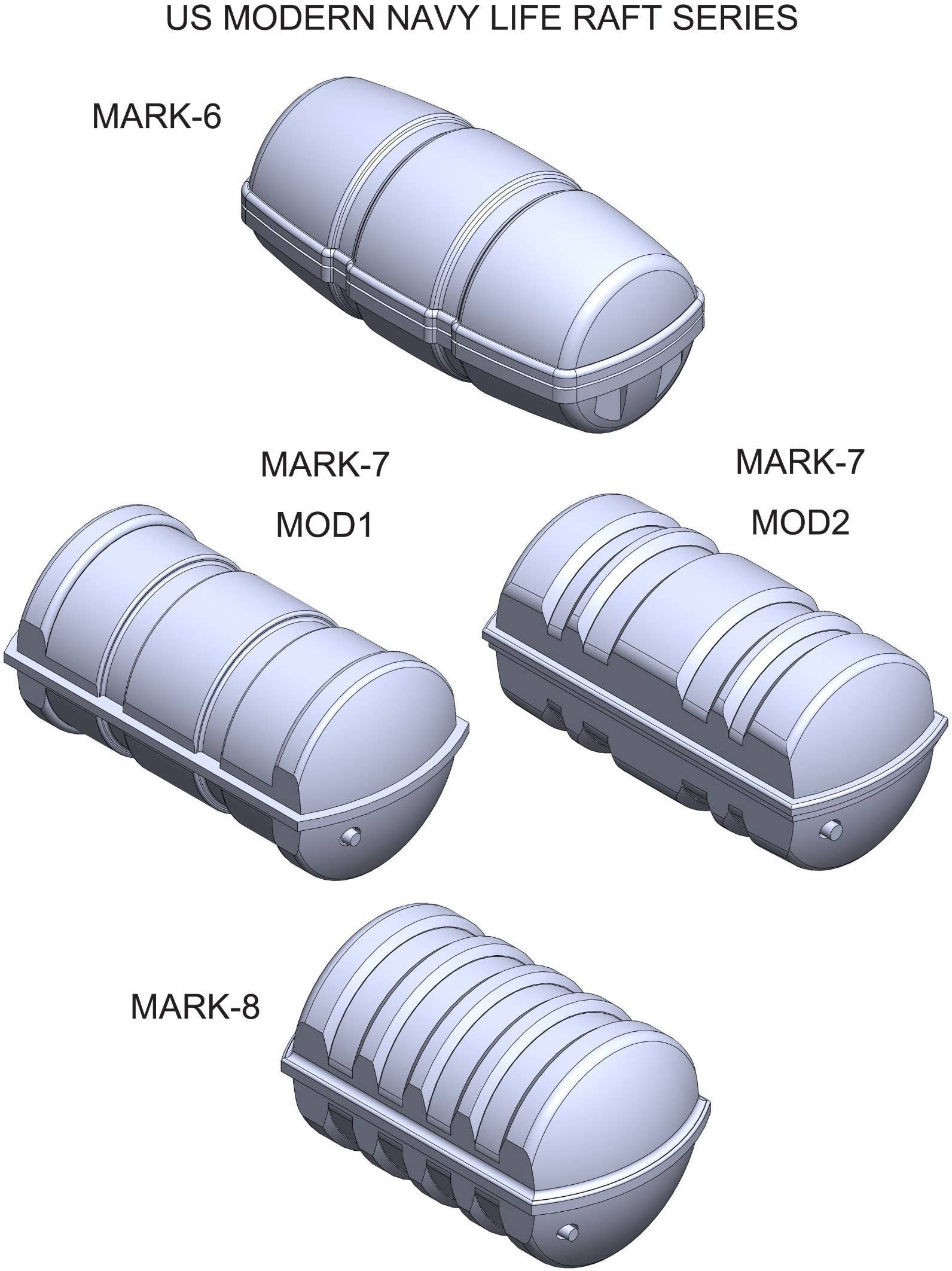 Current US Navy Life Raft Container MARK-7 Mod1,2 | HLJ.com