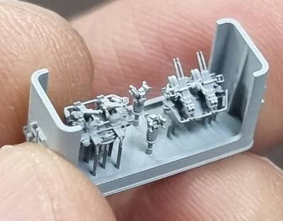 Bofors 40mm Quad Cannon Early Type (Mk.51 with Fire Control Device ...