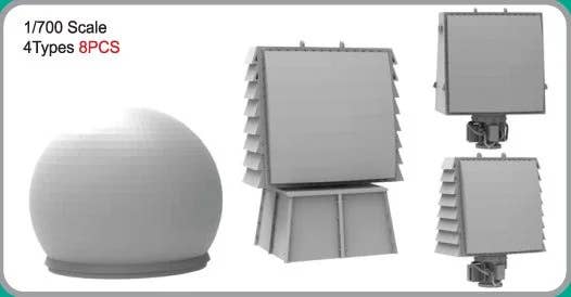 US Navy AN/SPQ-9A/9B 2D Radar | HLJ.com