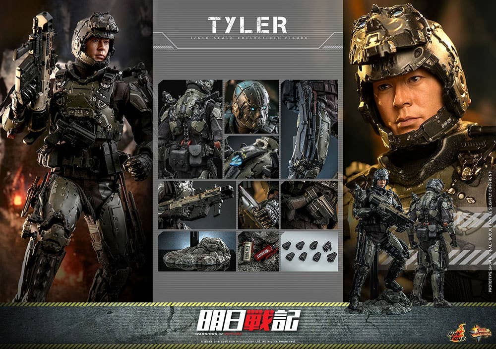 Movie Masterpiece - Fully Poseable Figure: Warriors of Future - Tyler ...