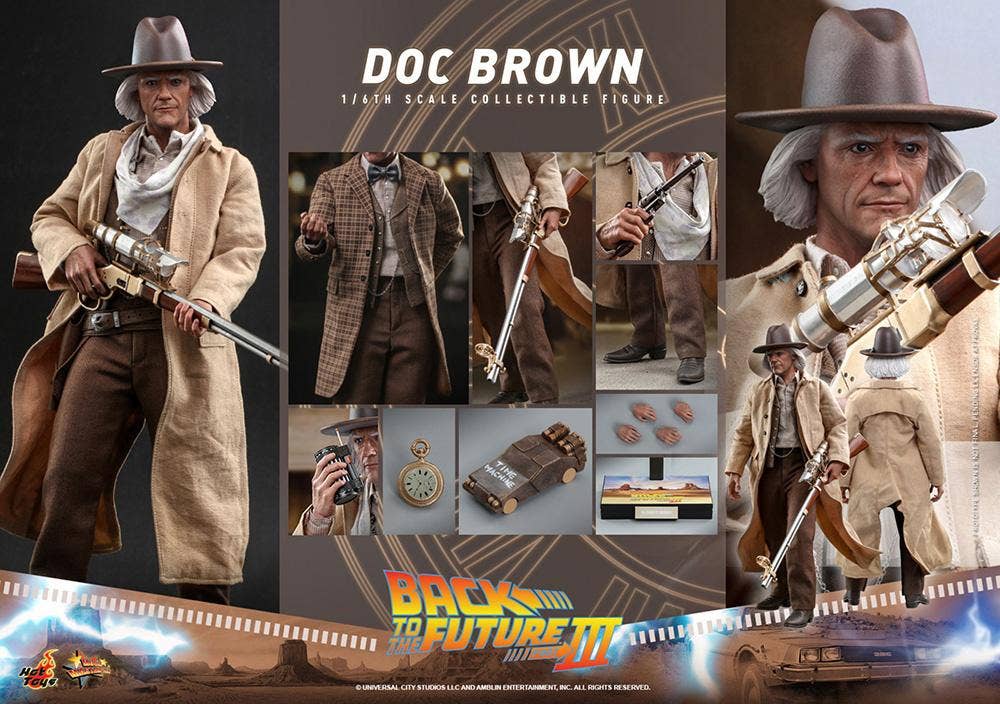Movie Masterpiece - Fully Poseable Figure: Back to the Future Part III ...