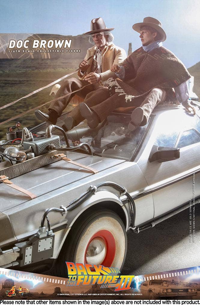 Movie Masterpiece - Fully Poseable Figure: Back to the Future Part III ...