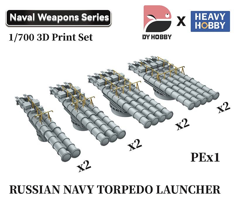 Soviet / Russian Navy Torpedo Tube Set (Double/Triple/Quadruple ...