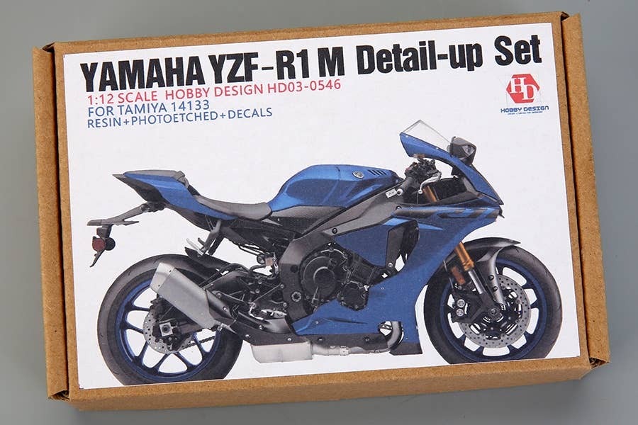 Yamaha YZF-R1 M Detail-up Set (Resin + PE + Decals + Metal Logo + Metal ...